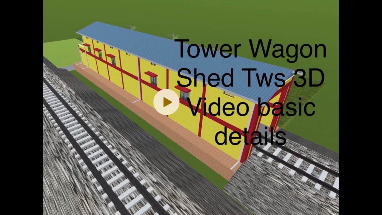 Tower wagon shed - YouTube