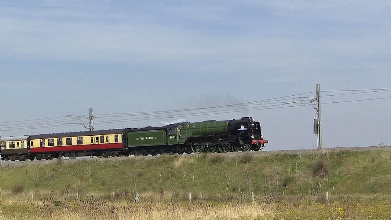 The Easterling, 60163 Tornado, Hitchin Flyover, 28th August 2017. - YouTube