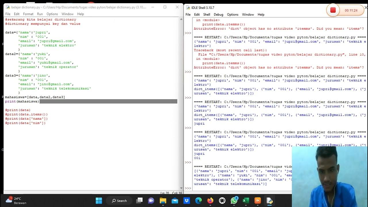 belajar Dictionary - YouTube