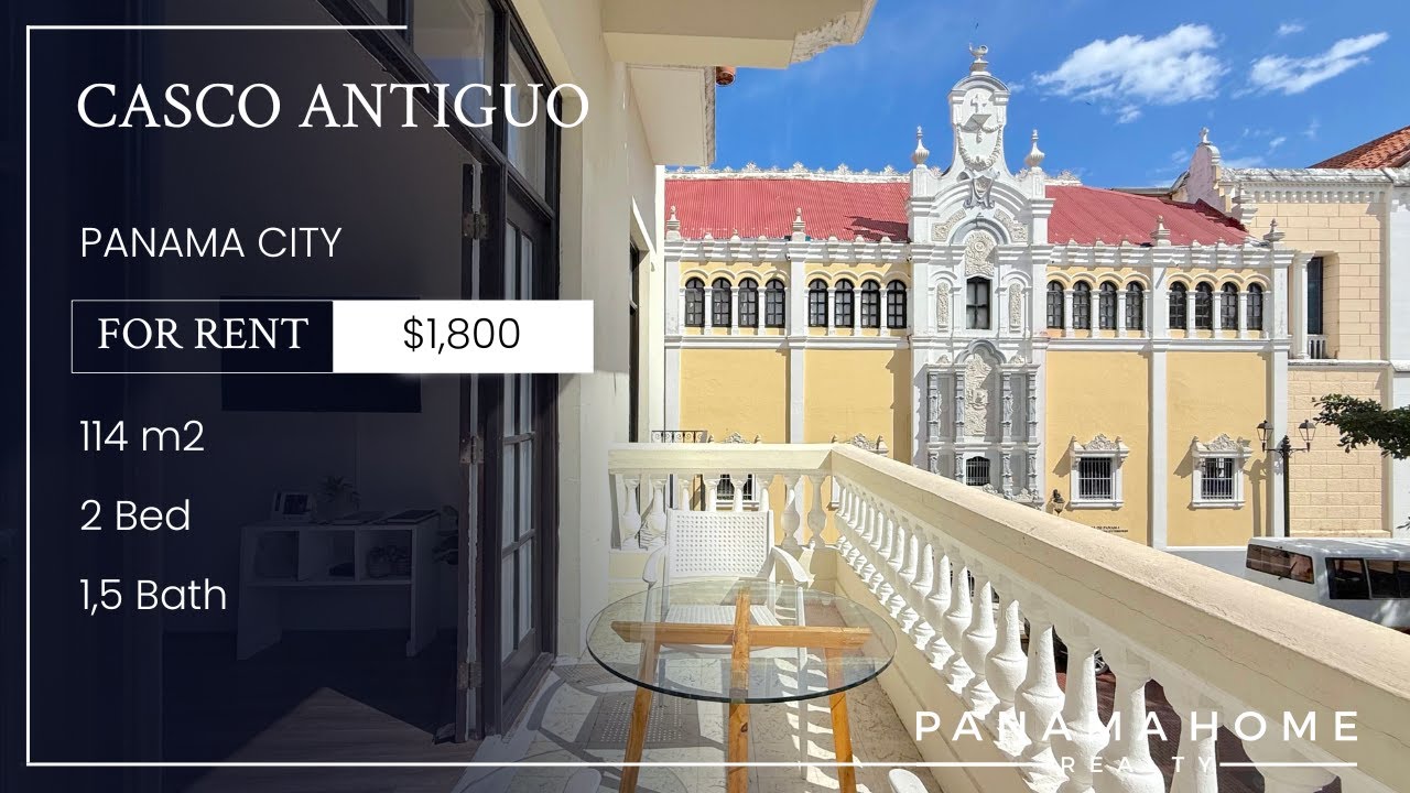 $1,800 Charm Apartment for Rent in Casco Antiguo - YouTube
