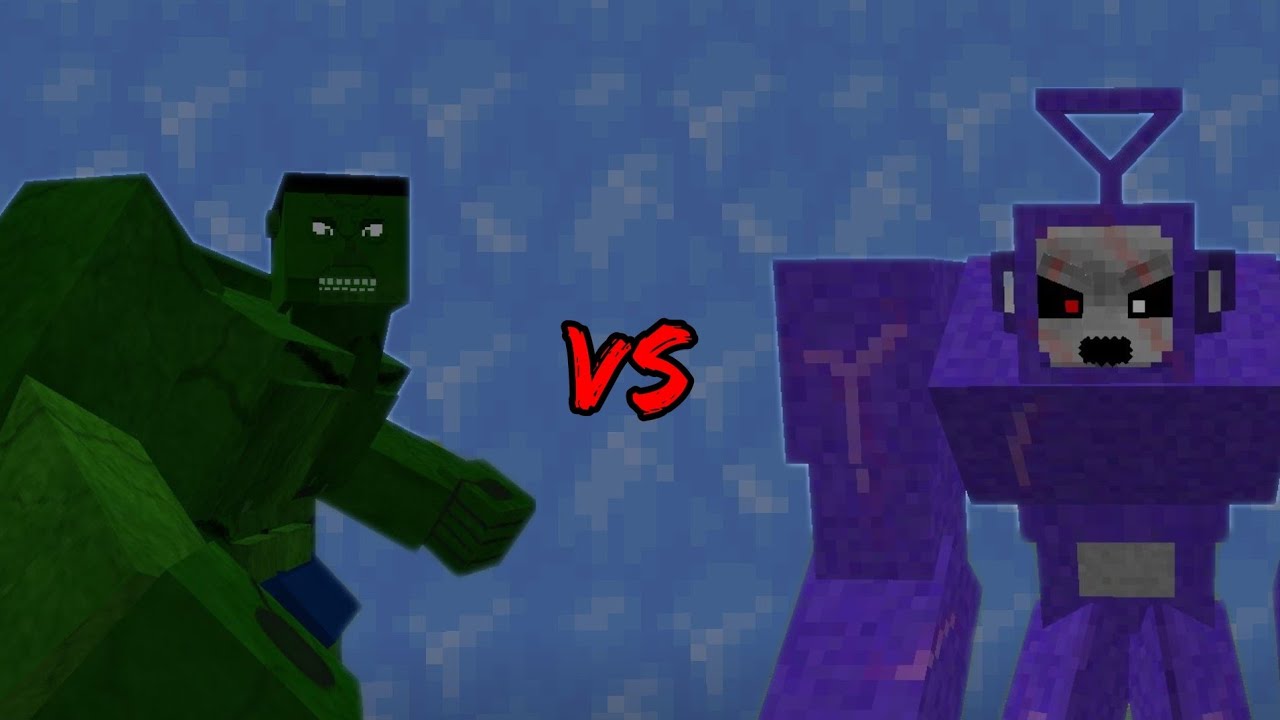 Hulk VS Tinky Tank for minecraft (MCPE) - YouTube