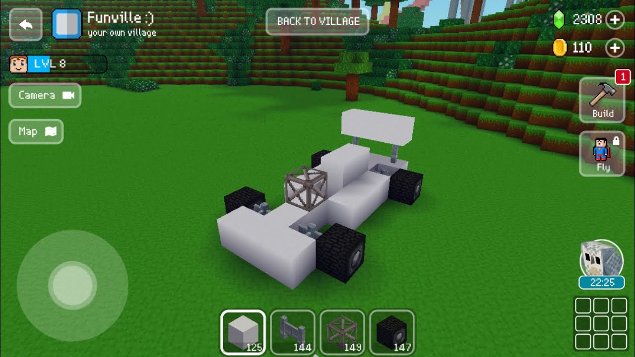 Block Craft 3D: Crafting Game #1 - White F1 Car🚗 - YouTube
