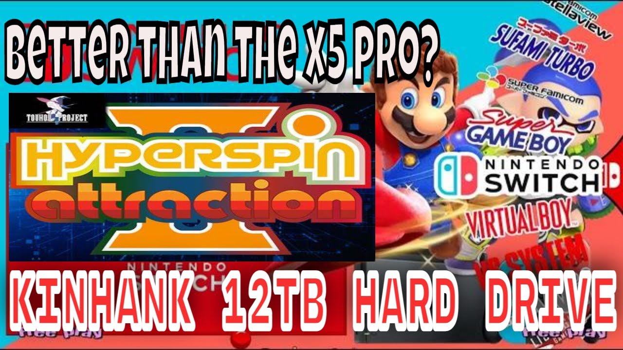 Kinhank 12TB Hyperspin Atrraction Hard Drive - Every System EVER ...