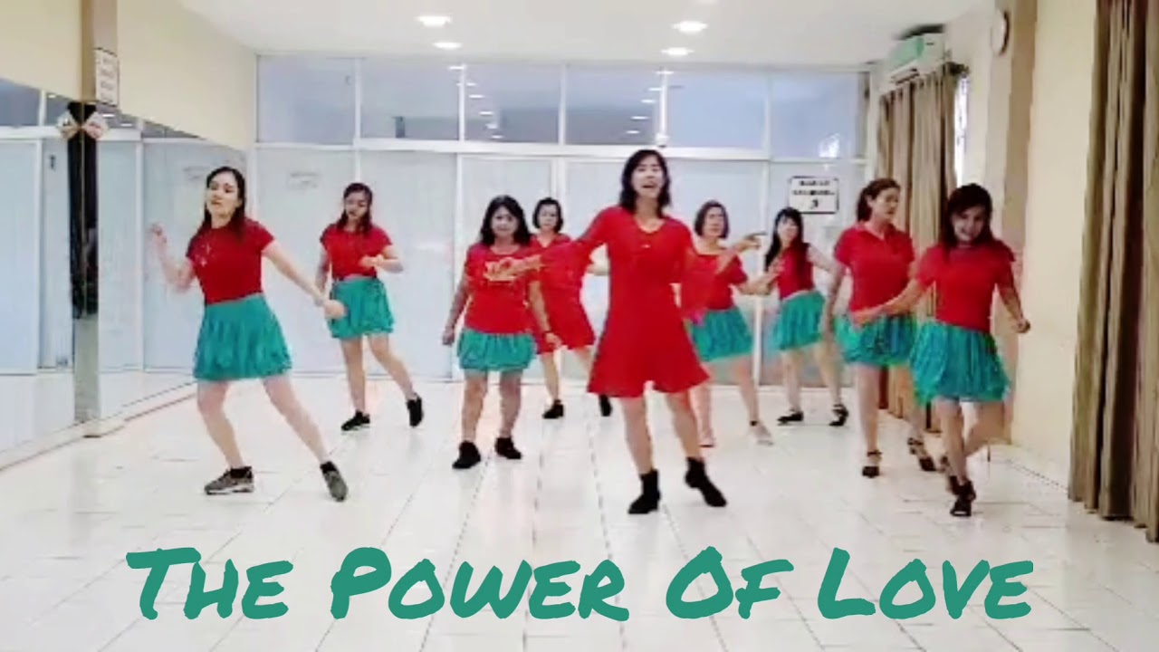 THE POWER OF LOVE - Line Dance - YouTube