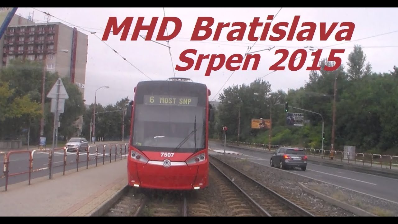 MHD Bratislava - srpen 2015 - YouTube