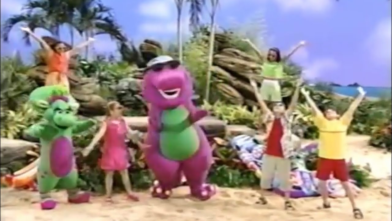 Barney's Beach Party (2002) - Colors All Around - YouTube