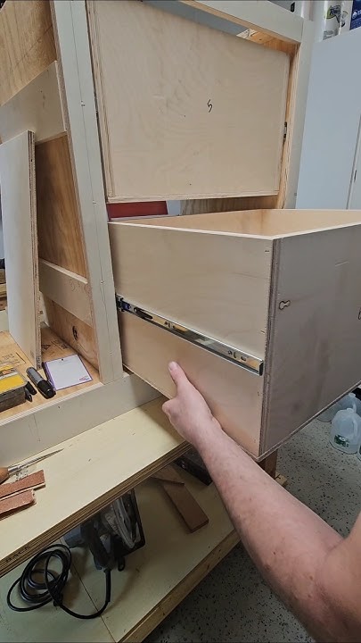 Installing Soft-Close Drawer Slides #shorts #theshopprojects # ...