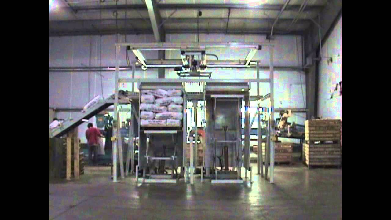 Automatic Palletizing Machine in Action by Ross Metal Products - YouTube