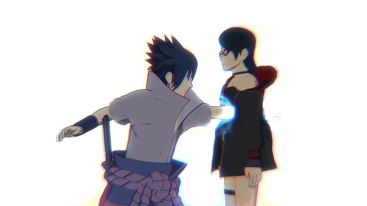 Sarada Meets Sasuke In The Past Youtube