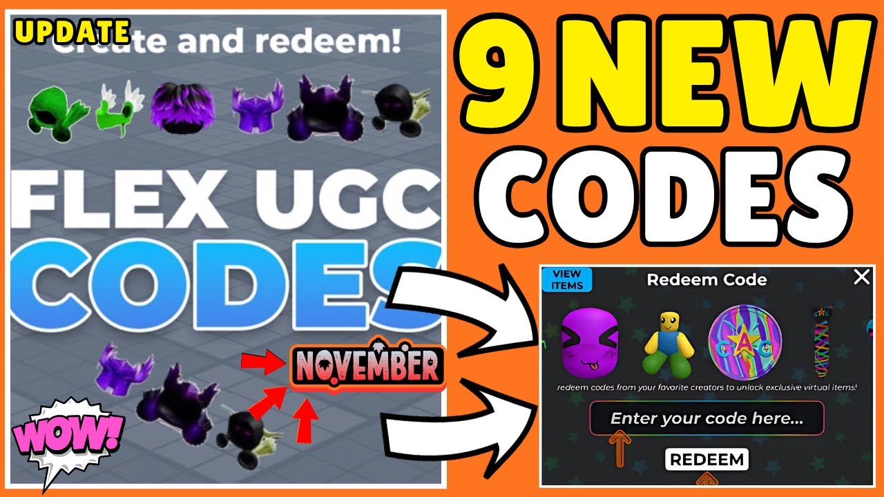 🎃ACTIVE!🎃[CODE]🎃 FLEX UGC CODES IN 2025 - ROBLOX FLEX UGC CODES 2025 ...