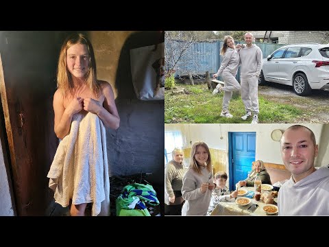 Соскучились? Едем к бабушке Поле в село. Банька