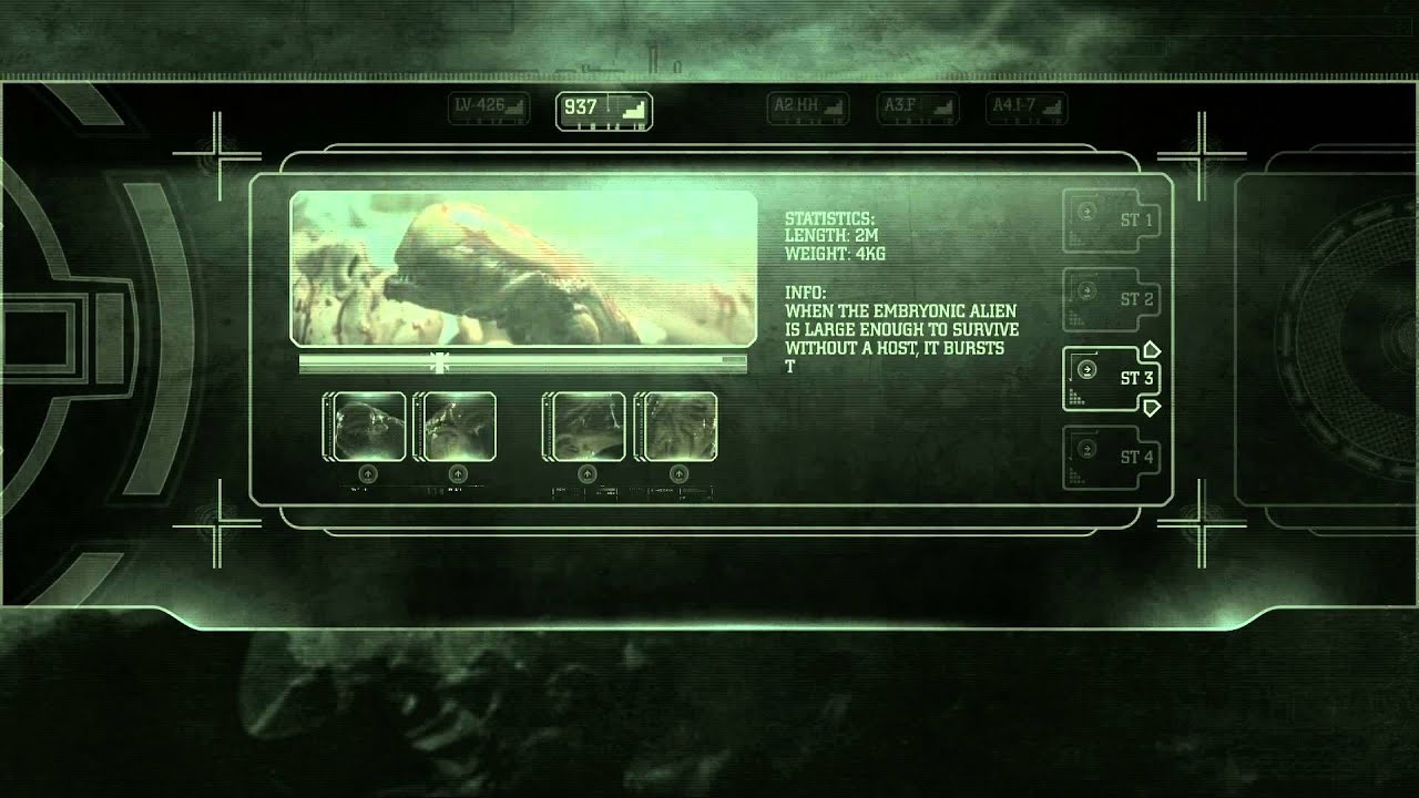 Alien (1979) Blu Ray Menu - YouTube