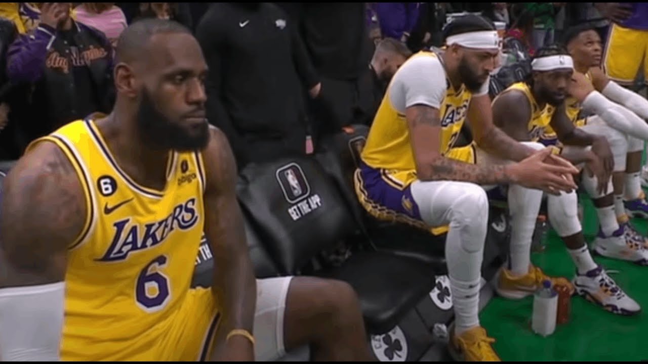 LBJ CRIES IN TOWEL! REFUSES SIT WITH TEAMMATES! AFTER HUGE LOSS TO ...