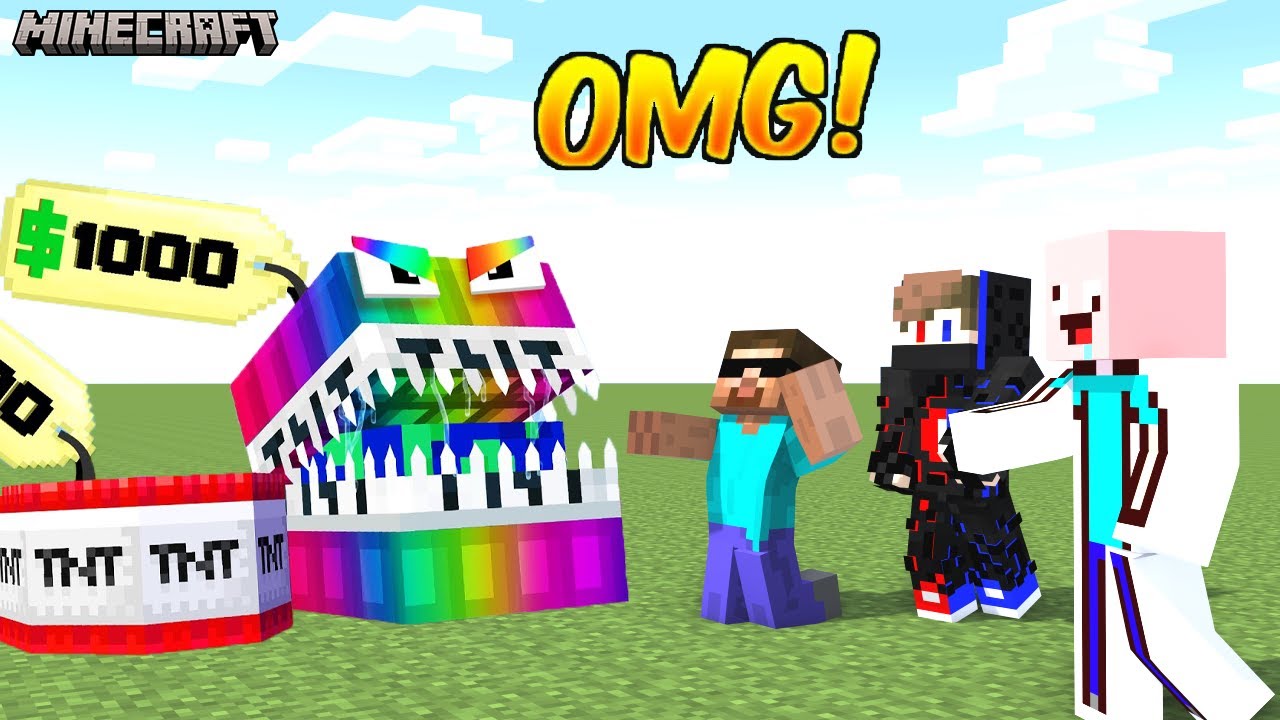 These GOD TNT Destroyed my Minecraft World... - YouTube