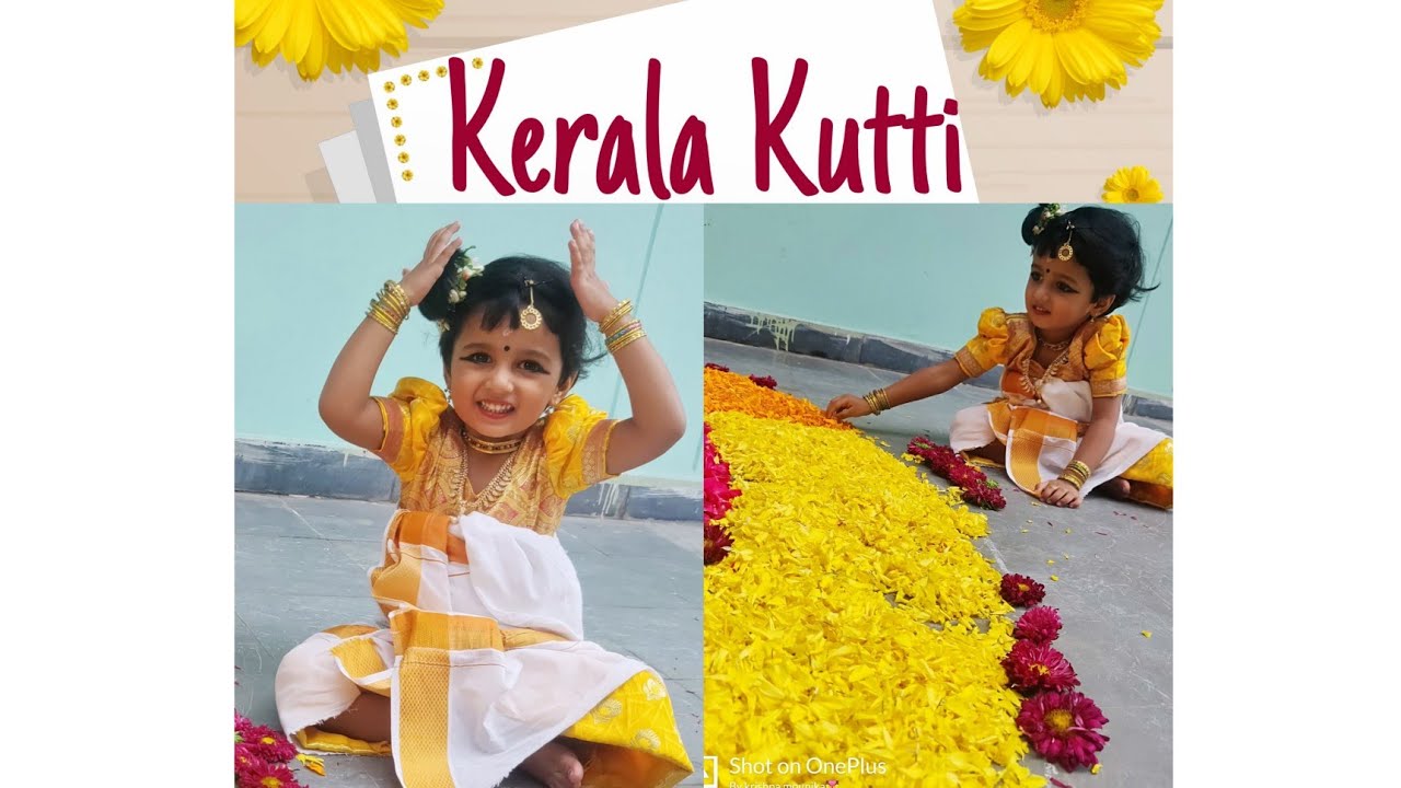 Abhinethri's make over as "Kerala Kutti" || Onam special || Get ready ...