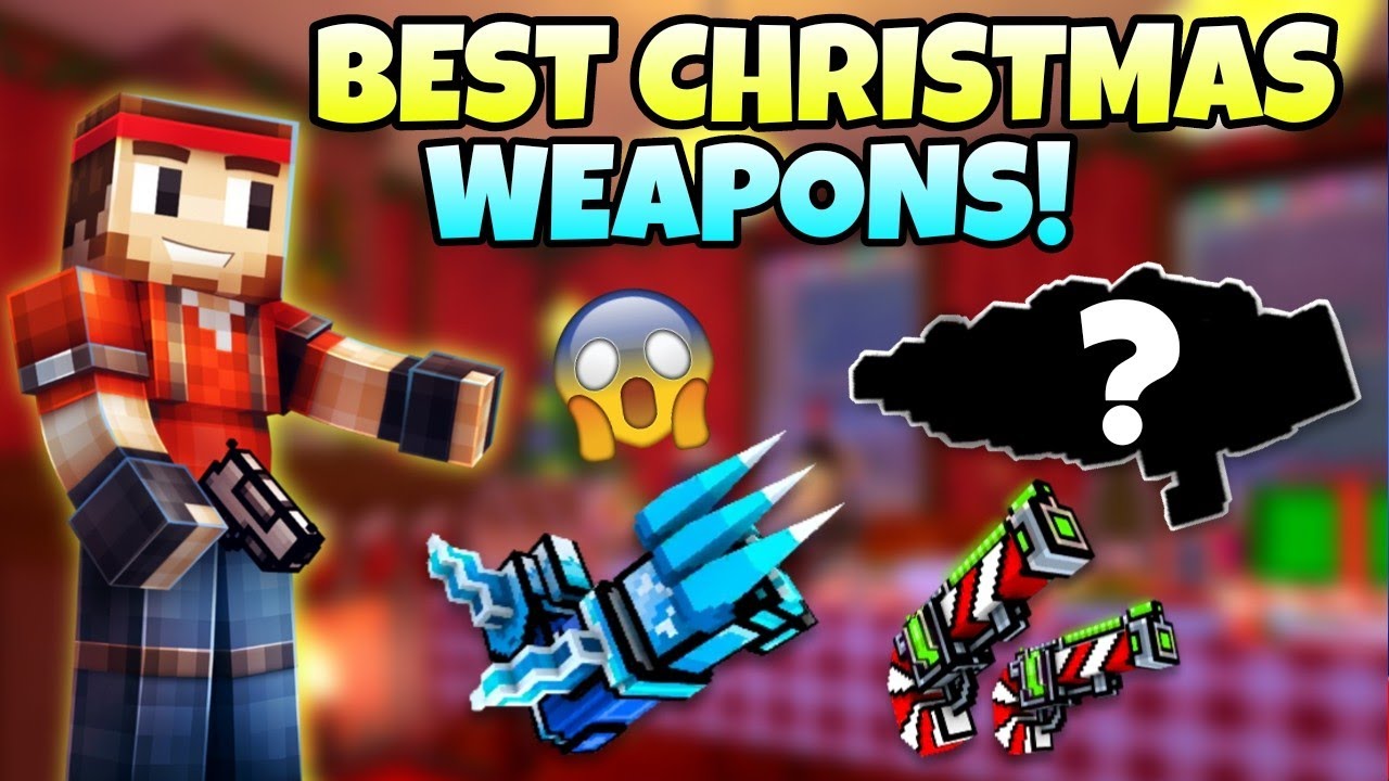 NEW TOP 10 OP CHRISTMAS WEAPONS! (Not What You Think!) | Pixel Gun 3D ...