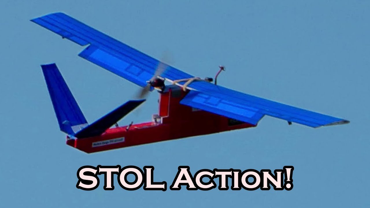 Homebuilt FPV Aircraft with STOL Flaps - In Action! - YouTube