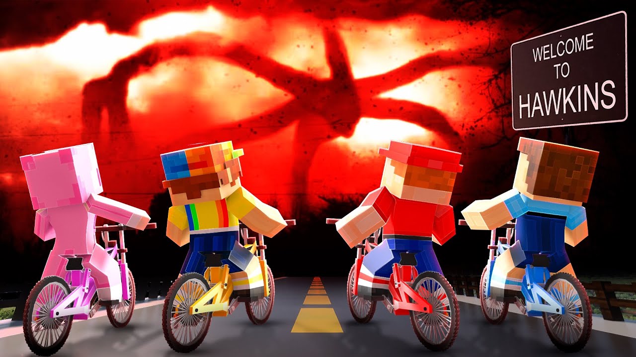 We Survived Stranger Things In Minecraft! - YouTube