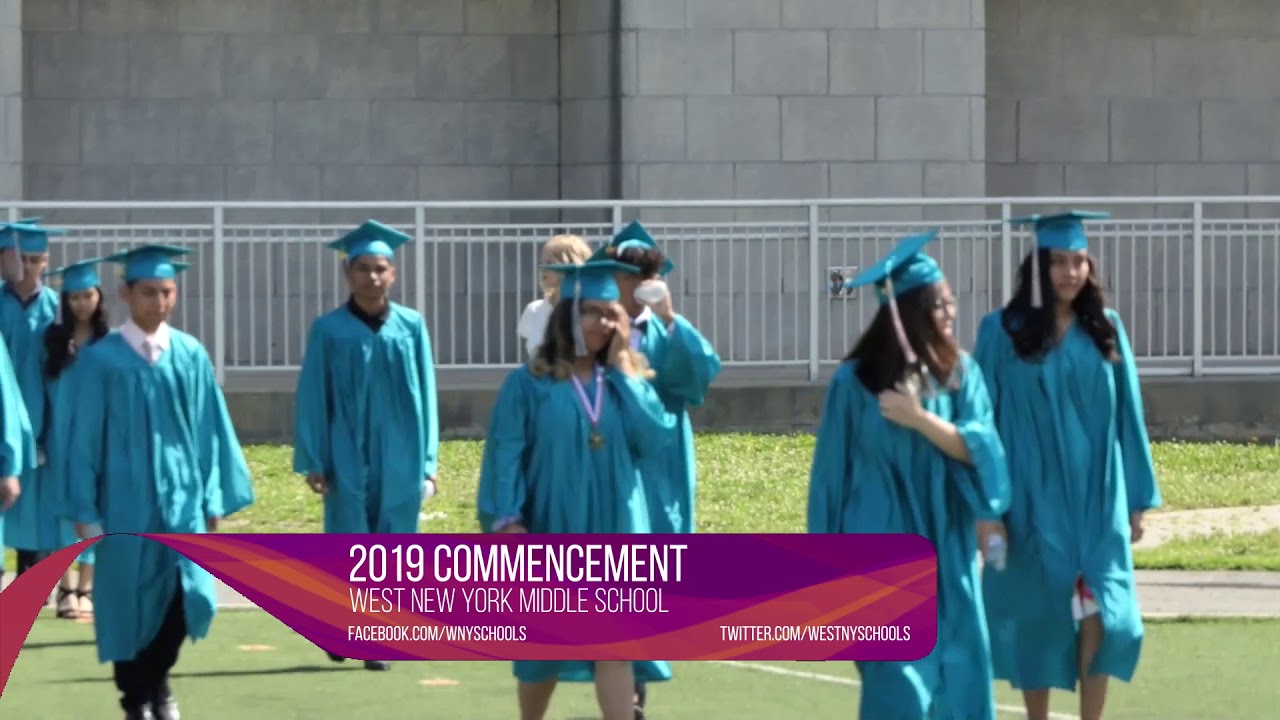 WNY MS Commencement Ceremony 2019 - YouTube