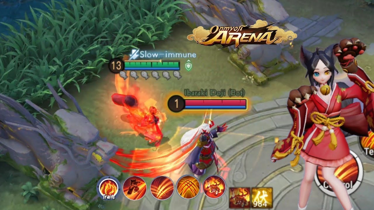 Kyuumei Neko | Onmyoji Arena Ability Showcase - YouTube
