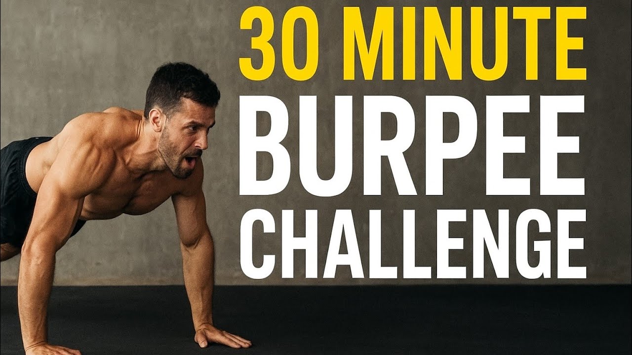 30-Minute Brutal Burpee Challenge– Insane Full Body HIIT! - YouTube
