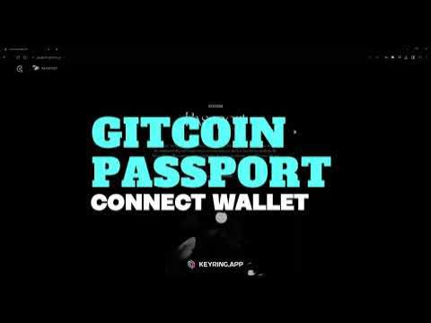 Gitcoin Passport - How to connect wallet? - YouTube