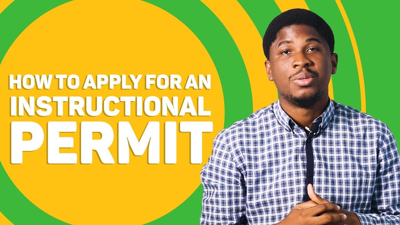 How To Apply For An Instructional Permit - YouTube
