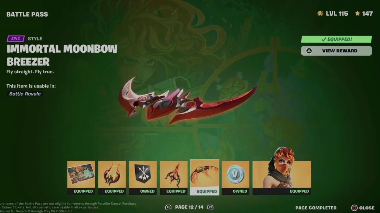 How to Unlock Immortal Moonbow Breezer Style in Fortnite | Battle Pass ...