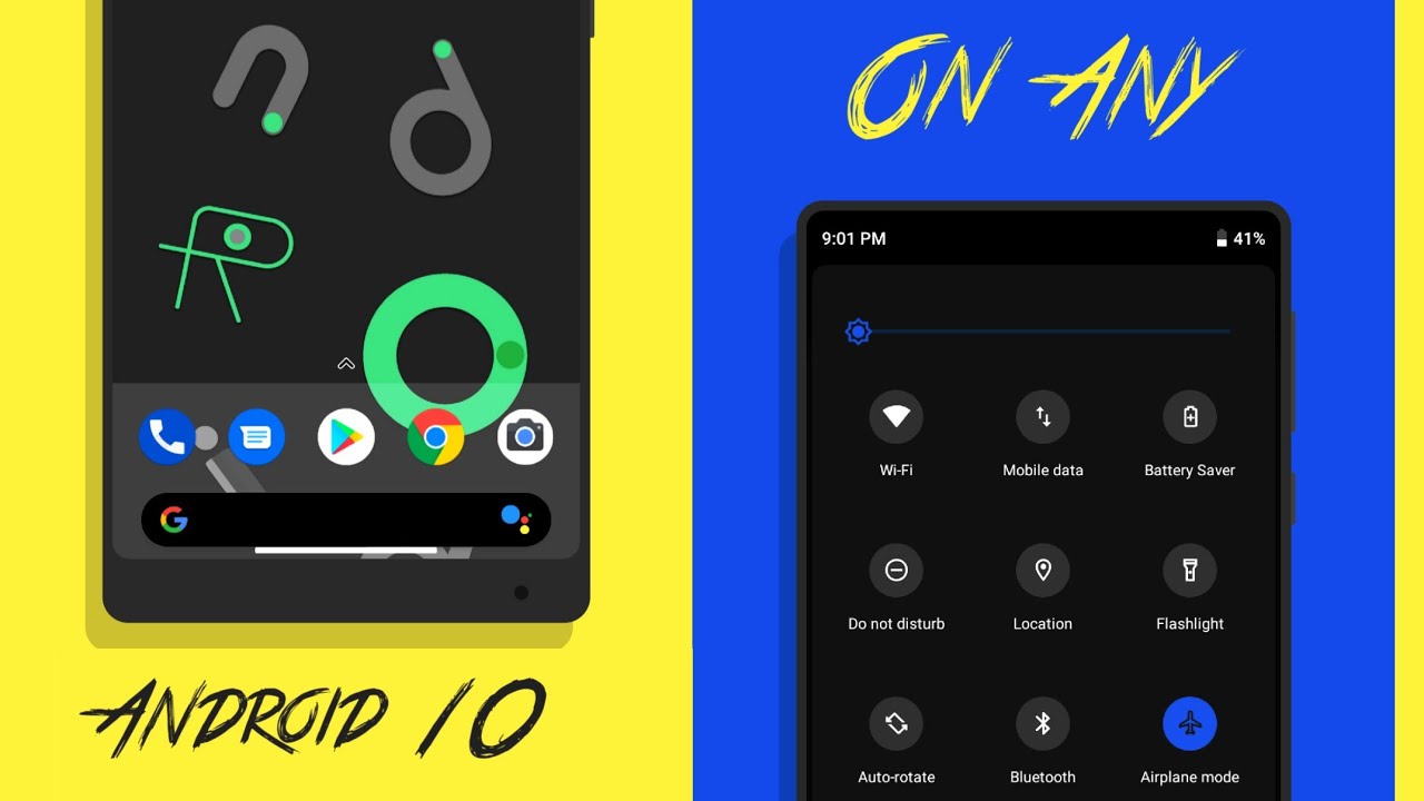 Android 10 Update On Any Android || Make any Android look like Android ...