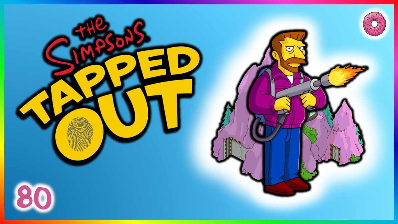 The Simpsons: Tapped Out - He Has A Flamethrower?! - YouTube