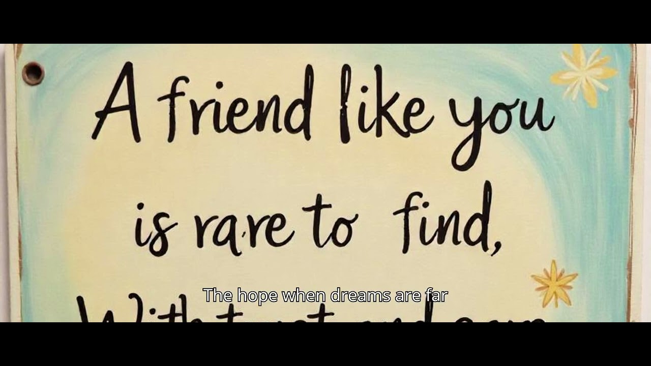 A Friend Like You - YouTube