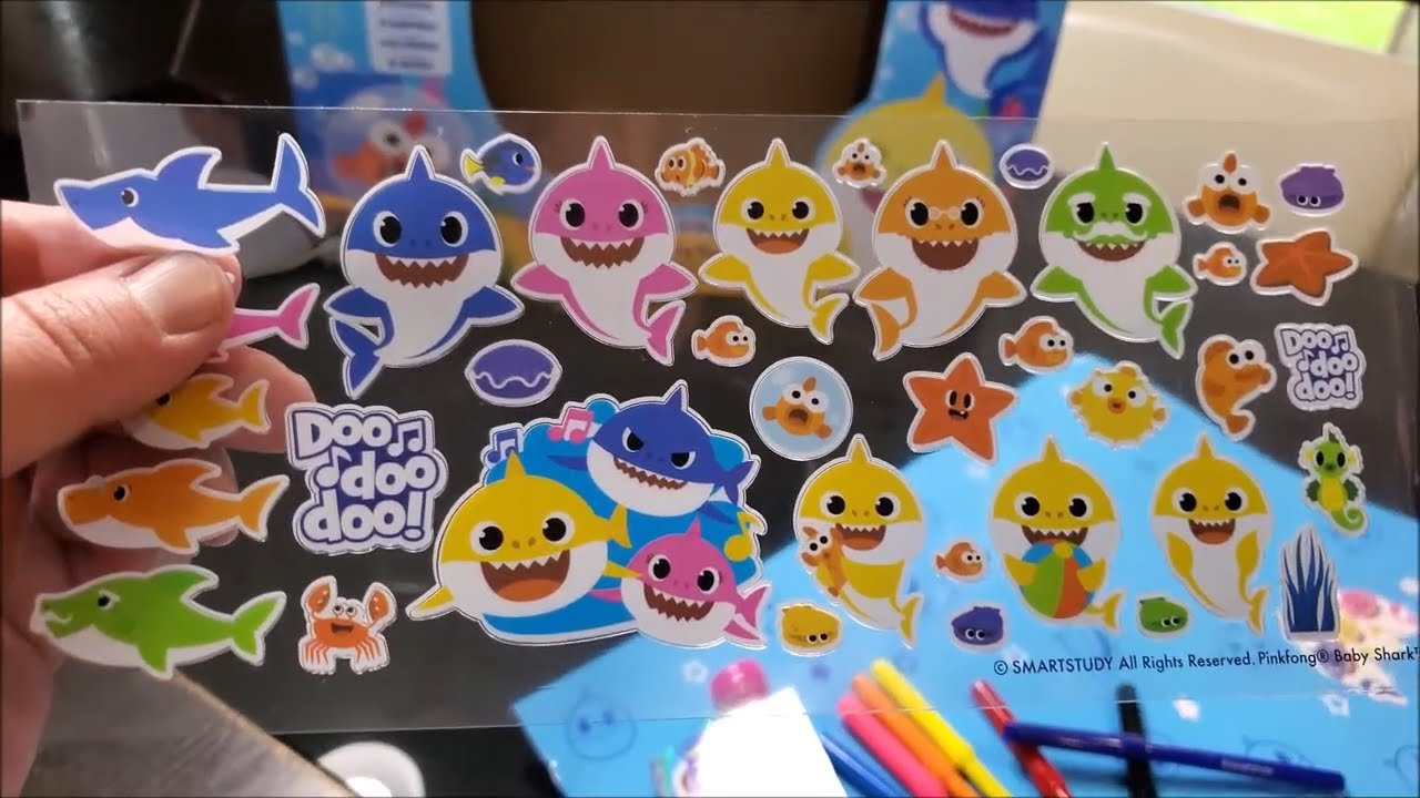 Pinkfong Baby Shark Stamp & Sticker Studio! - YouTube