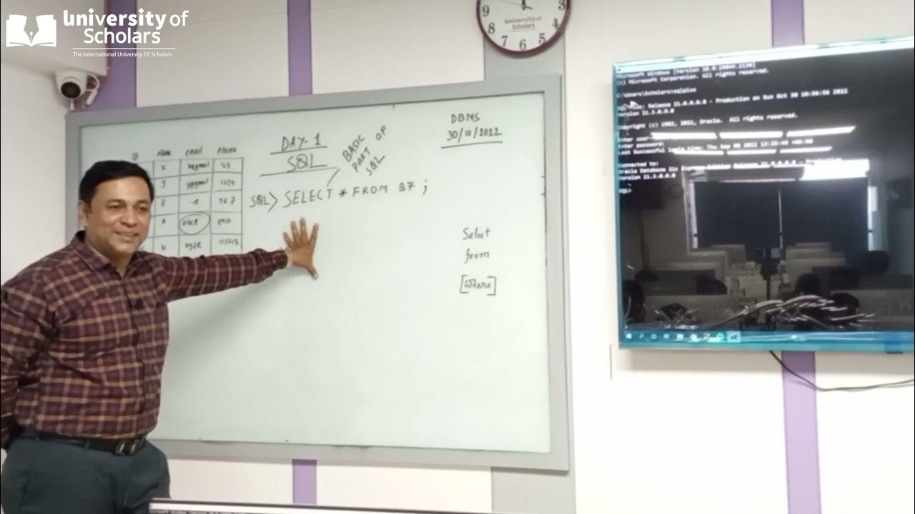 Database Management System Lecture 01 Cse Md Ahsan Arif University Of Scholars Youtube