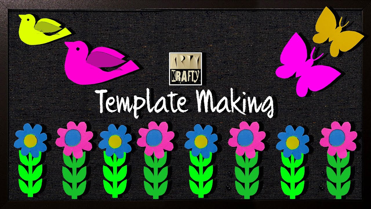 How to make TEMPLATES for Various Designs | DIY - YouTube