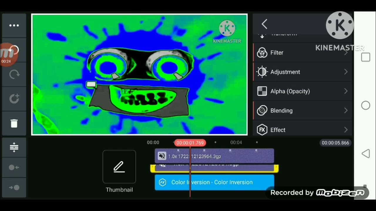 How to make Autovocoding Gradient Map on Kinemaster - YouTube