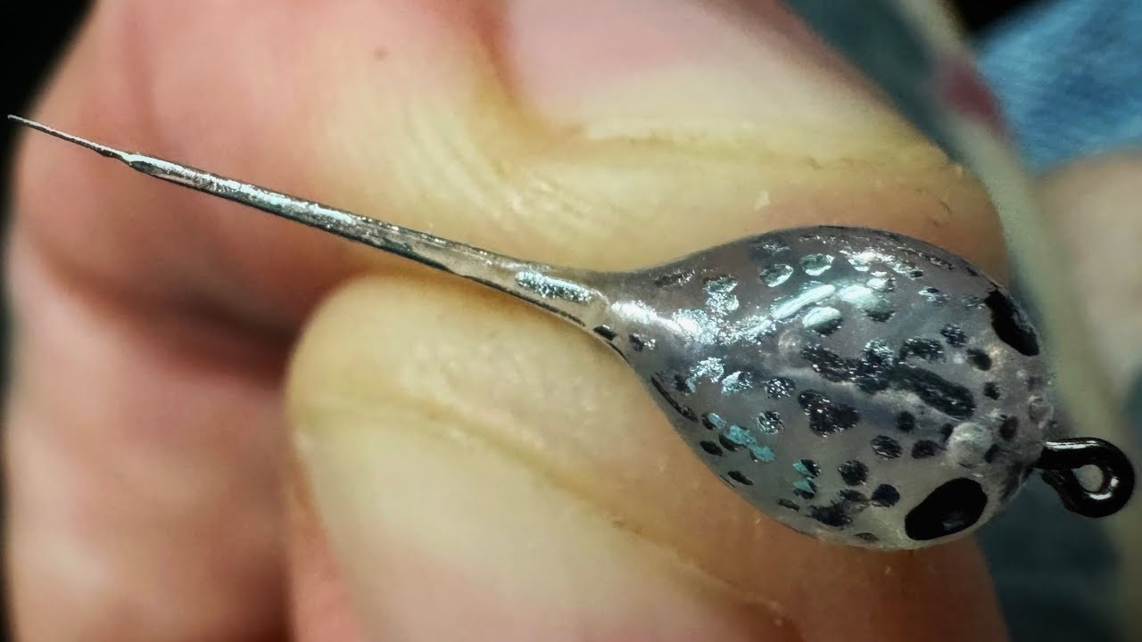 Making a “Tadpole” Fishing Jig - YouTube