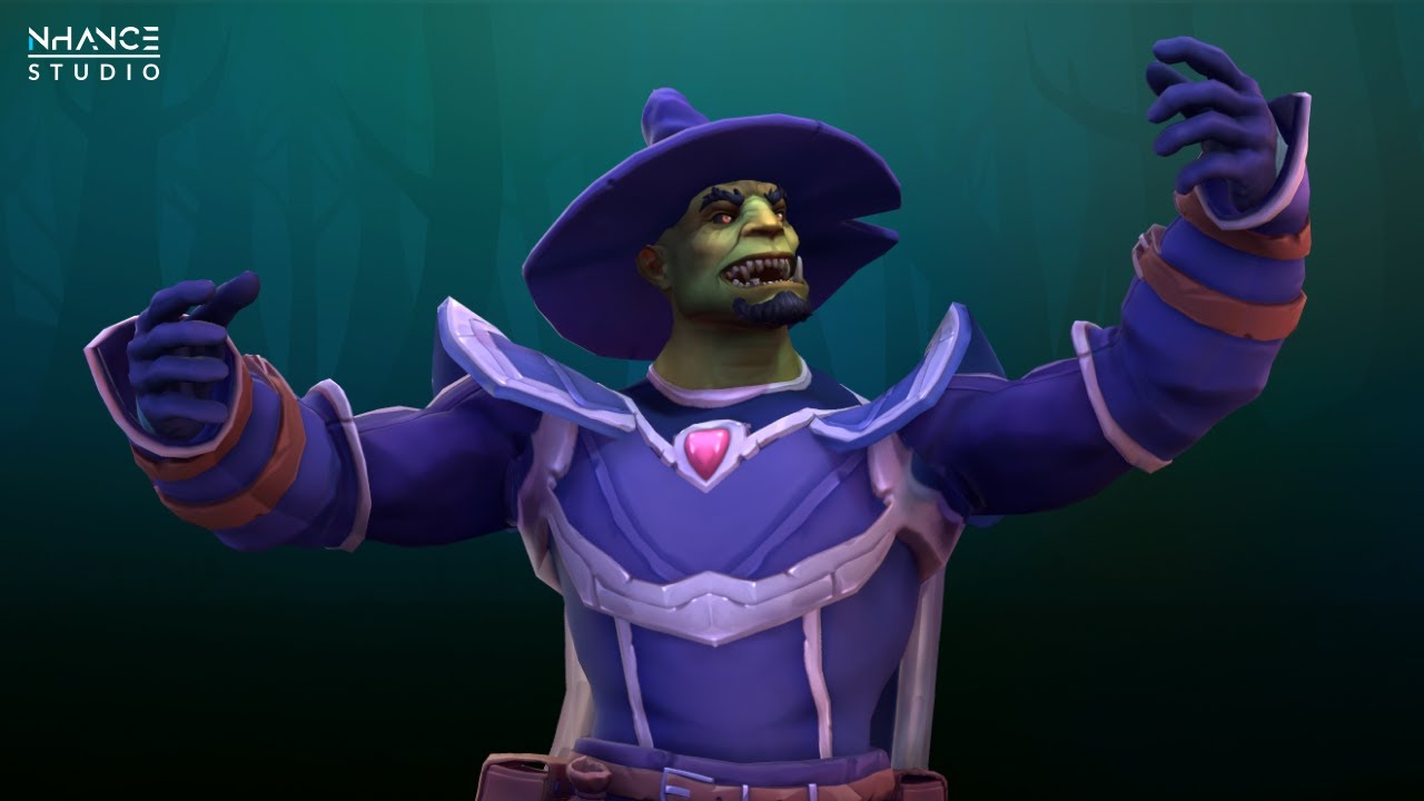 Fantasy Stylized Orc Male: Wizard Outfit Overview - YouTube