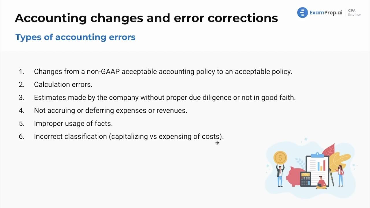 Types of Accounting Errors - FAR Exam Prep - YouTube