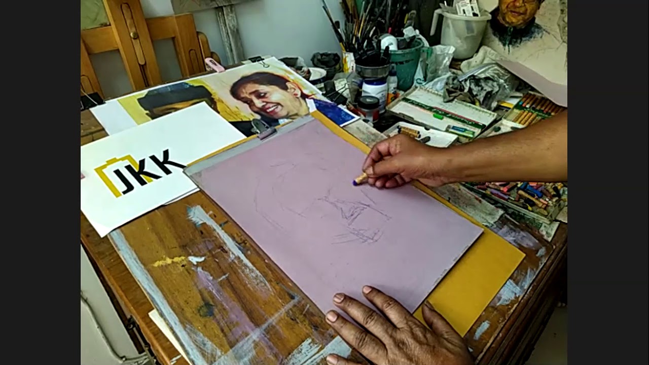 JKK Presents Online Workshop on " Oil Pastel work on Paper" By Mr ...