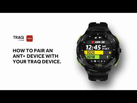 How to pair an ANT+ device with your TRAQ watch | TRAQ By Titan