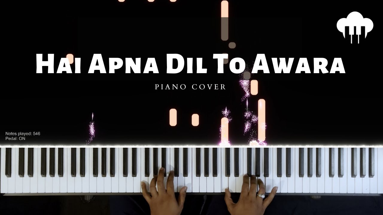 Hai Apna Dil To Awara | Piano Cover | Hemant Kumar | Aakash Desai - YouTube