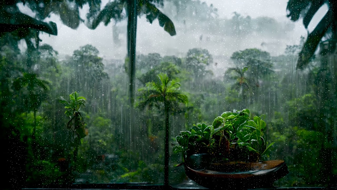 Sleep Instantly with Forest Rain Sounds - YouTube