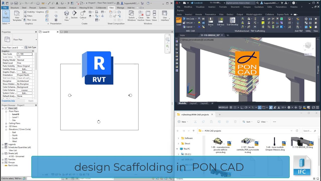 From PON CAD to REVIT - YouTube