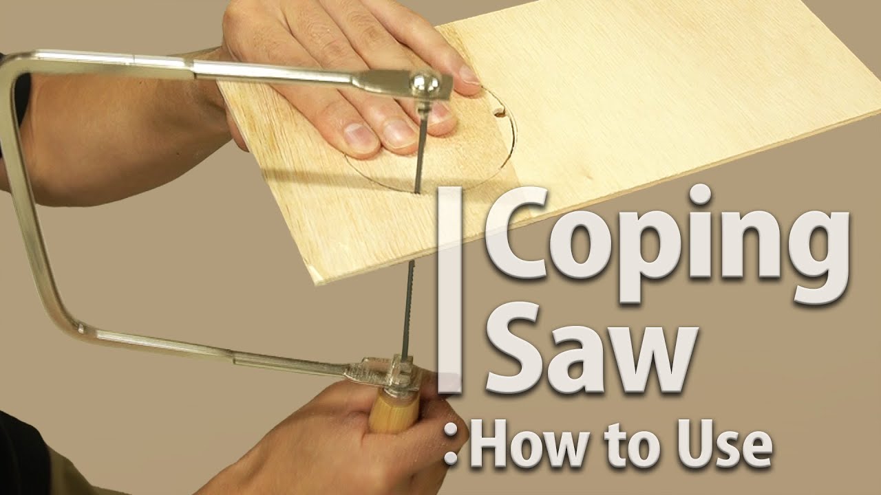 Mastering the Japanese Saw: Coping Saw Features - YouTube