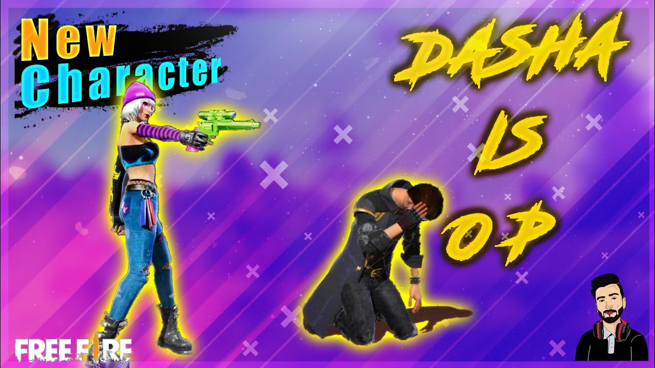 Dasha new character in free fire | Dasha review by Death Raider Gaming ...