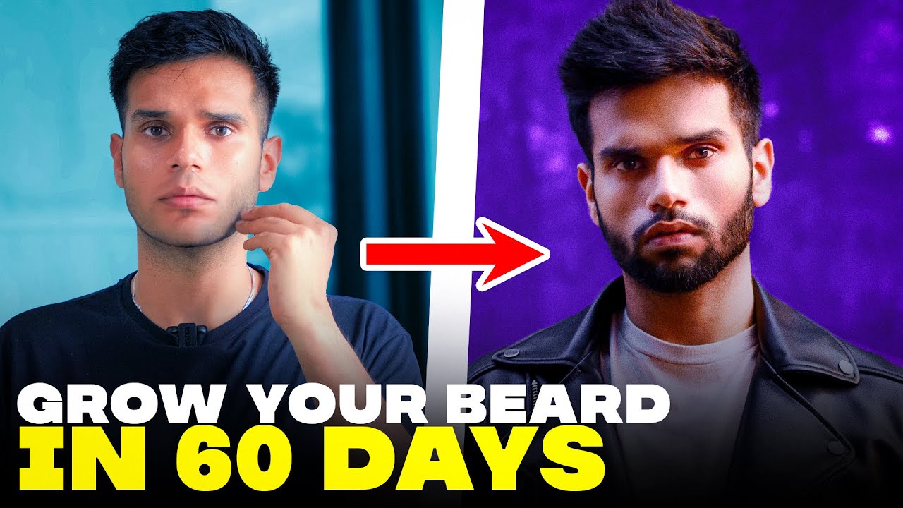 60 Days Beard Growth Challenge | How To Grow A Beard FAST for a Beardo ...
