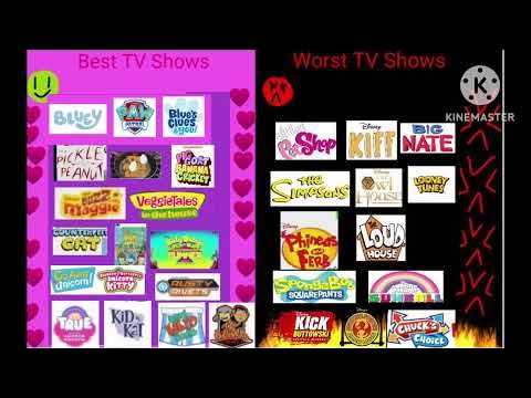 My Best To worst shows list - YouTube