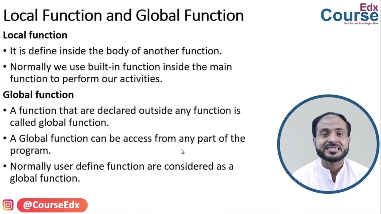 35 Explain Formal Parameter And Actual Parameter Youtube