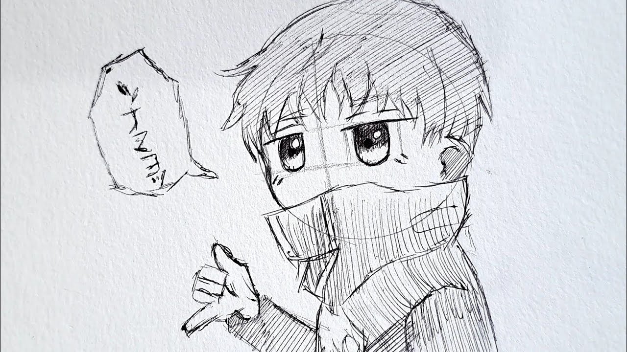 [JUJUTSU KAISEN] How to draw Toge Inumaki easy step by step tutorial ...