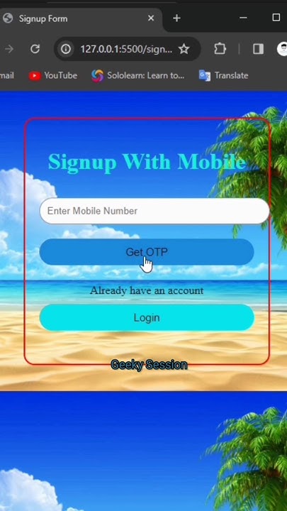 How To Make Login/Signup Form In HTML And CSS | Create Login/Signup Form Using HTML And CSS ...